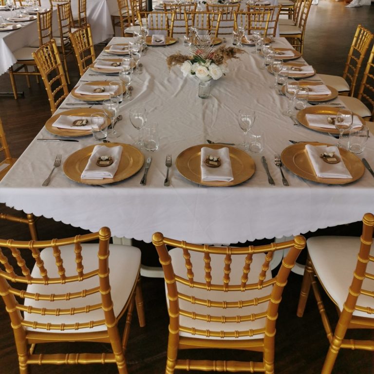 Gull tiffany/chiavaria stol – Event tjenester